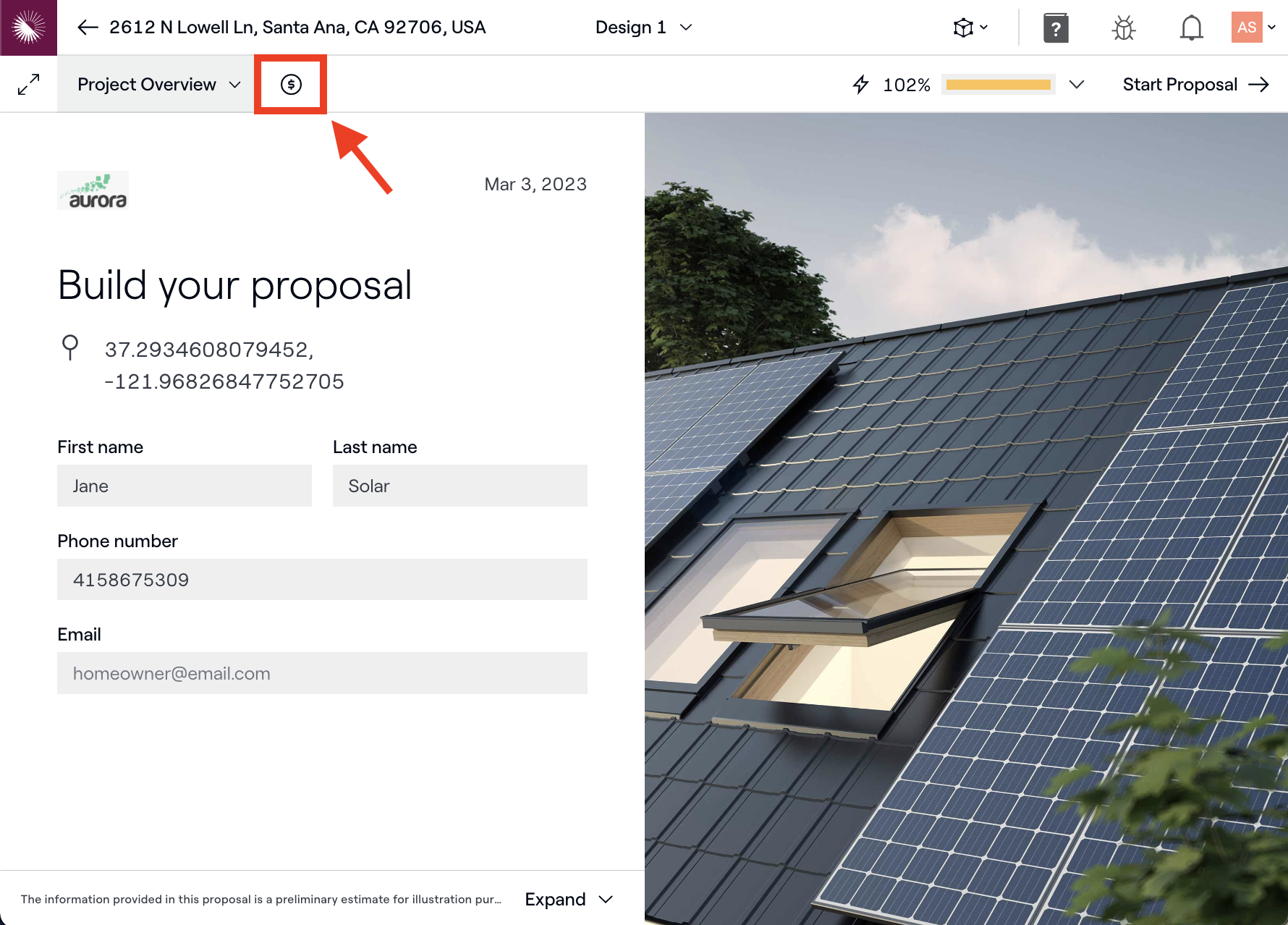 Adjusting Pricing in Sales Mode – Aurora Solar Help Center