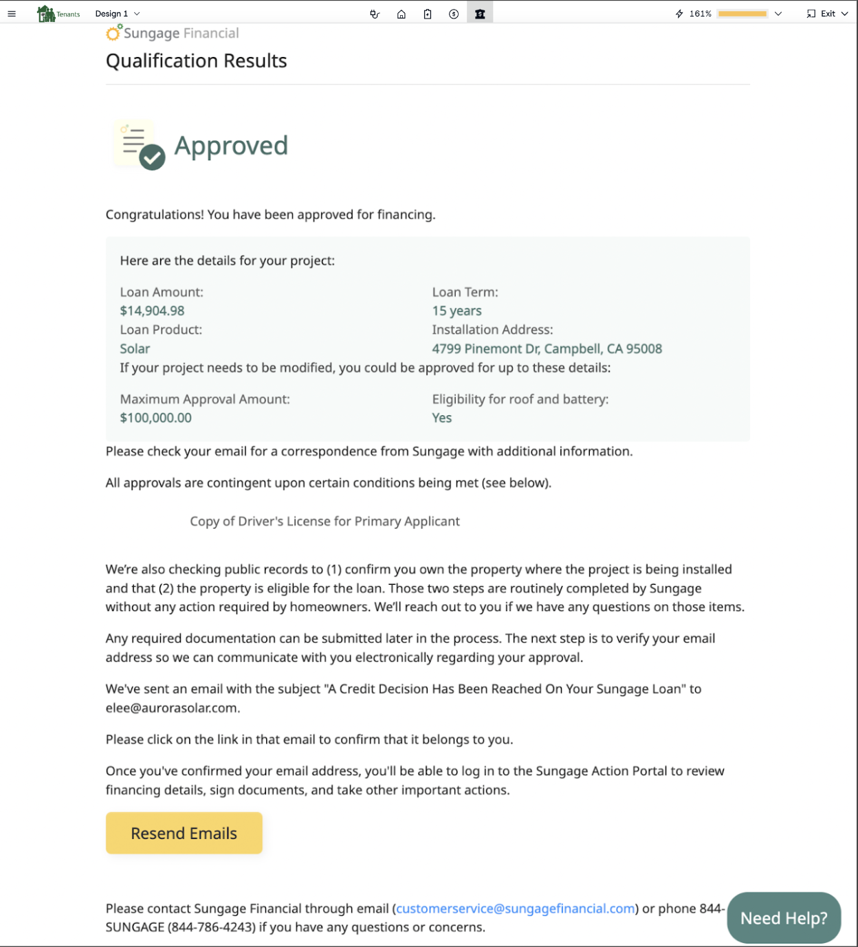 How to Configure your Sungage Financing Integration – Aurora Solar Help ...