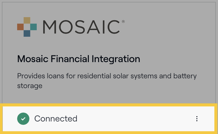 How to Configure your Mosaic Financing Integration – Aurora Solar Help ...