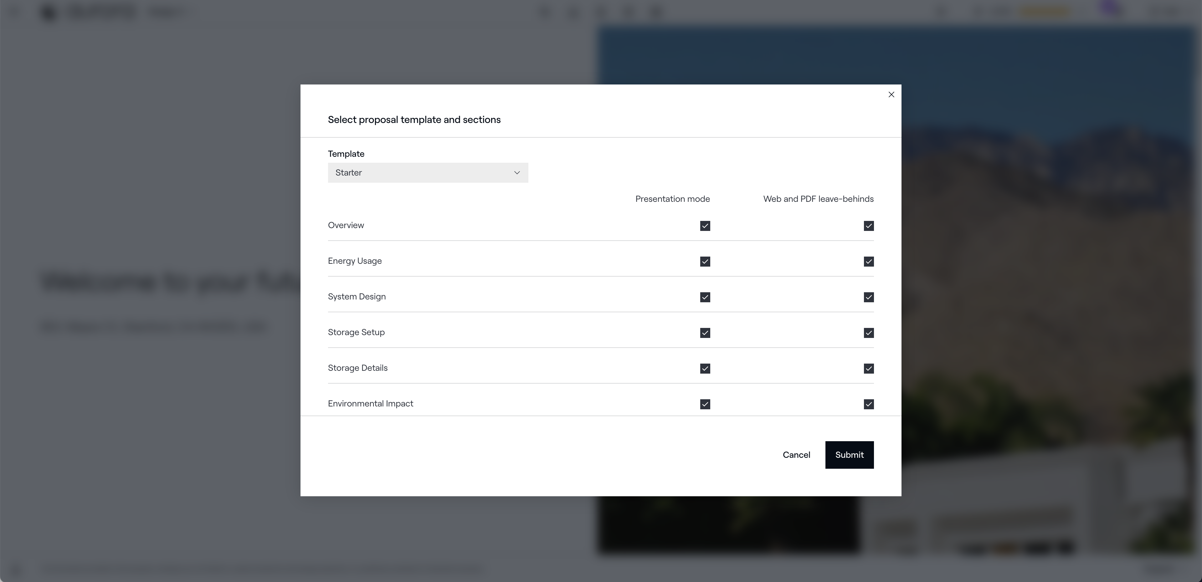 Hiding or Showing Pages in Sales Mode – Aurora Solar Help Center