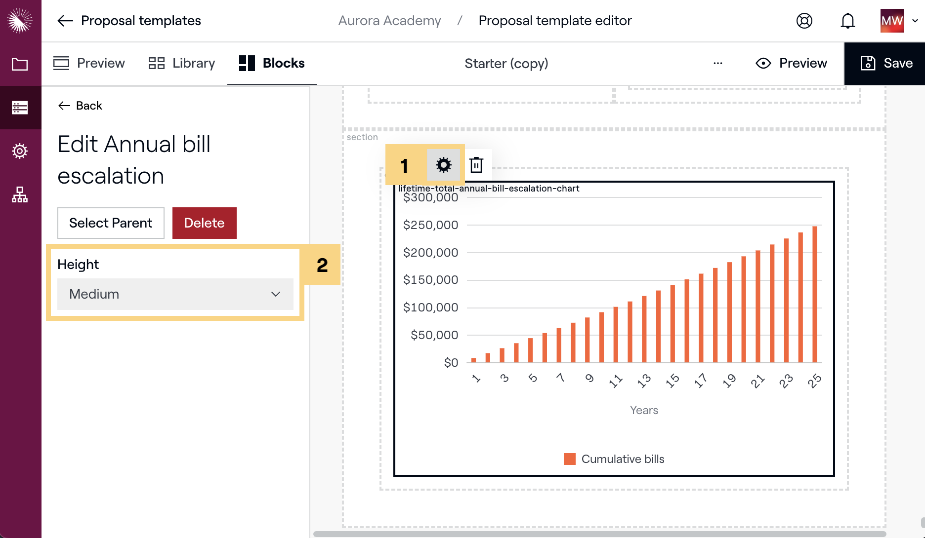 Creating Custom Sections Aurora Solar Help Center