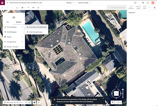 How to Place Fire Pathways – Aurora Solar Help Center