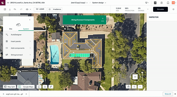 Stringing and Connecting – Aurora Solar Help Center