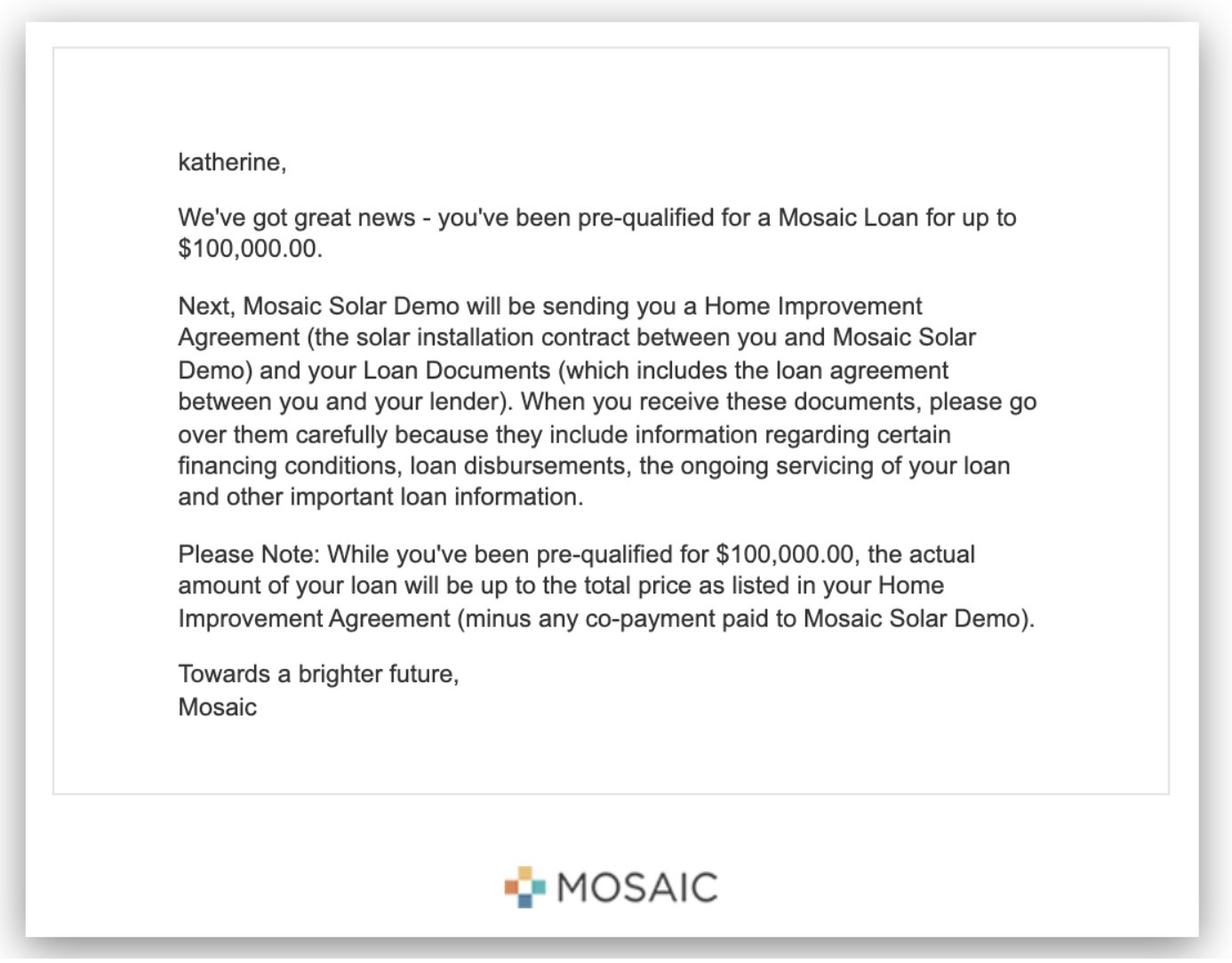 How to Configure your Mosaic Financing Integration – Aurora Solar Help ...